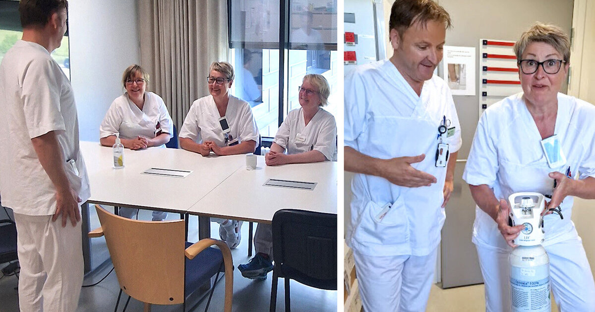 Min første dag på jobb som sykepleier Min første dag på jobb som sykepleier